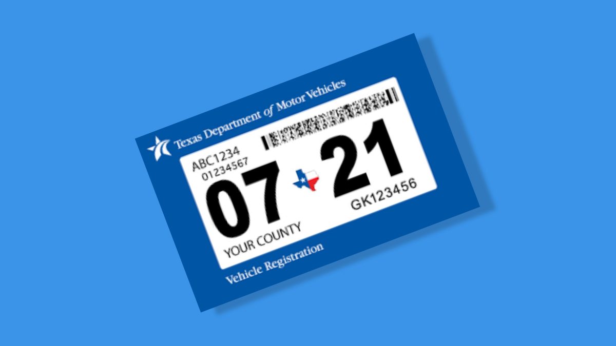 ¿Cómo sacar o renovar el sticker de auto en Texas? - Autos
