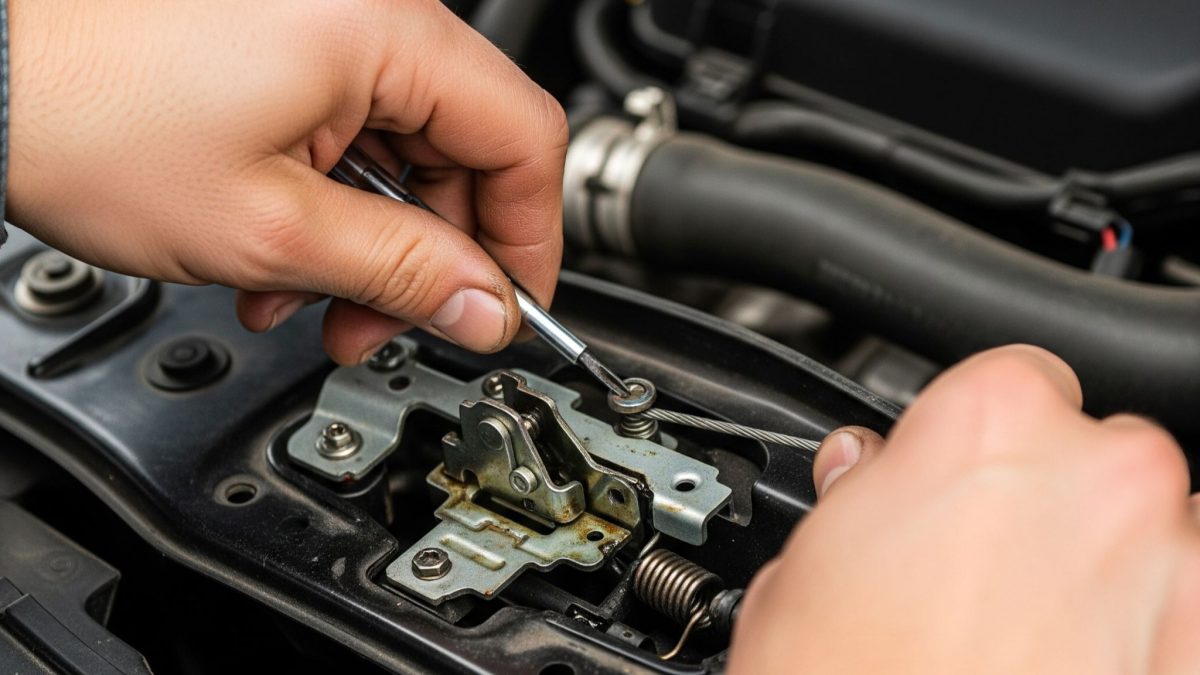 Cómo arreglar el mecanismo del cofre del carro - Autos