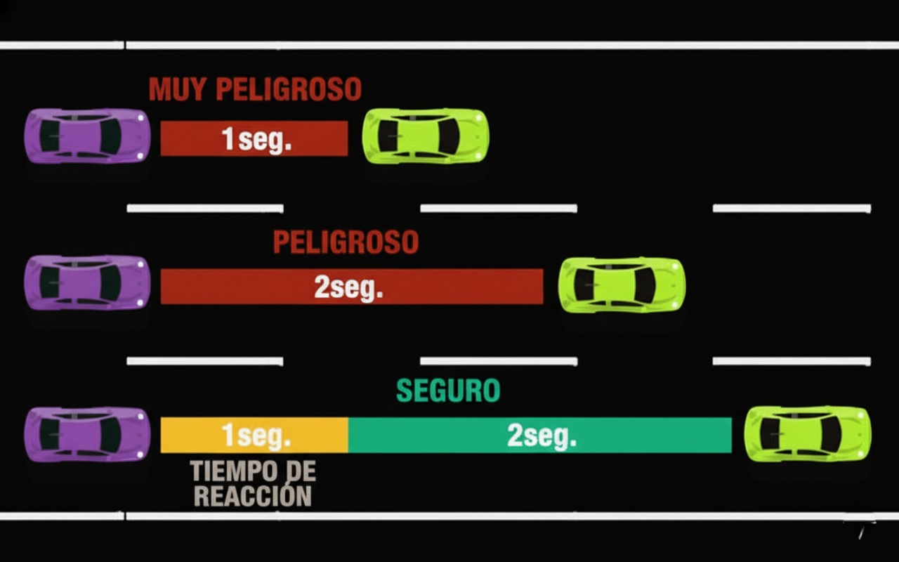 ¿Qué es la regla de los 3 segundos al conducir y cómo aplicarla? - Autos